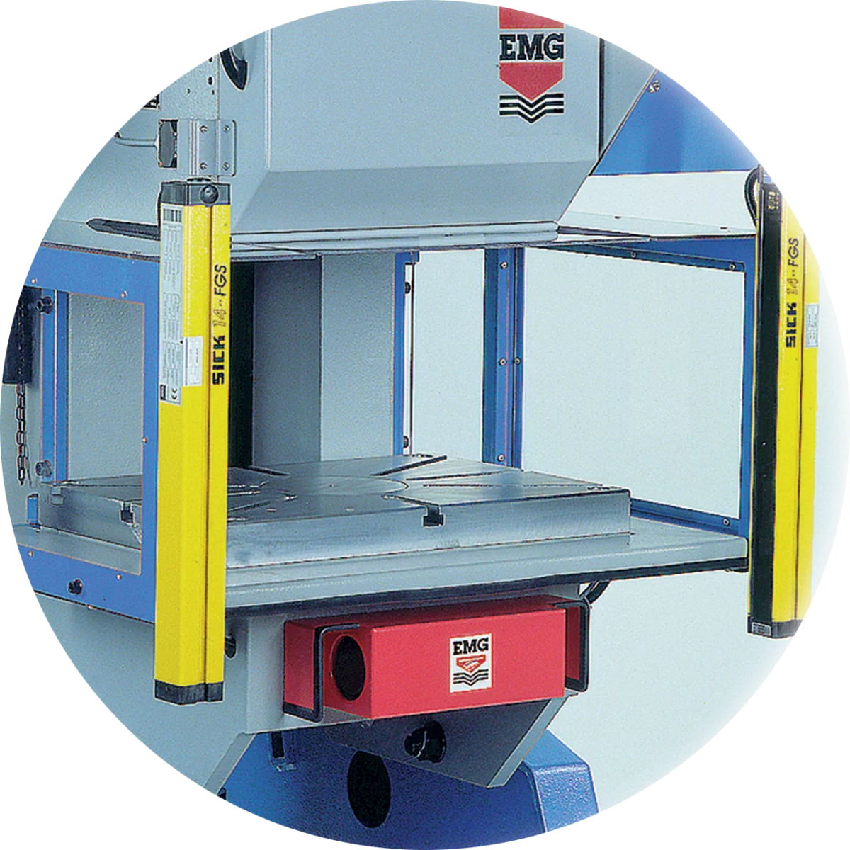 Electronic guards for mechanical presses